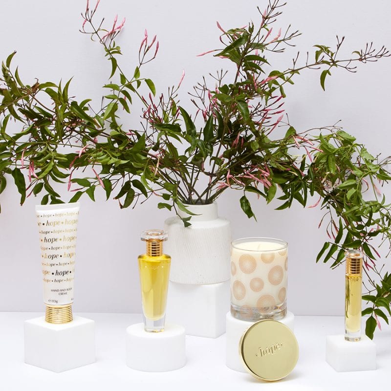 Jasmine’s Unique Flower perfects the scent of Hope Fragrances