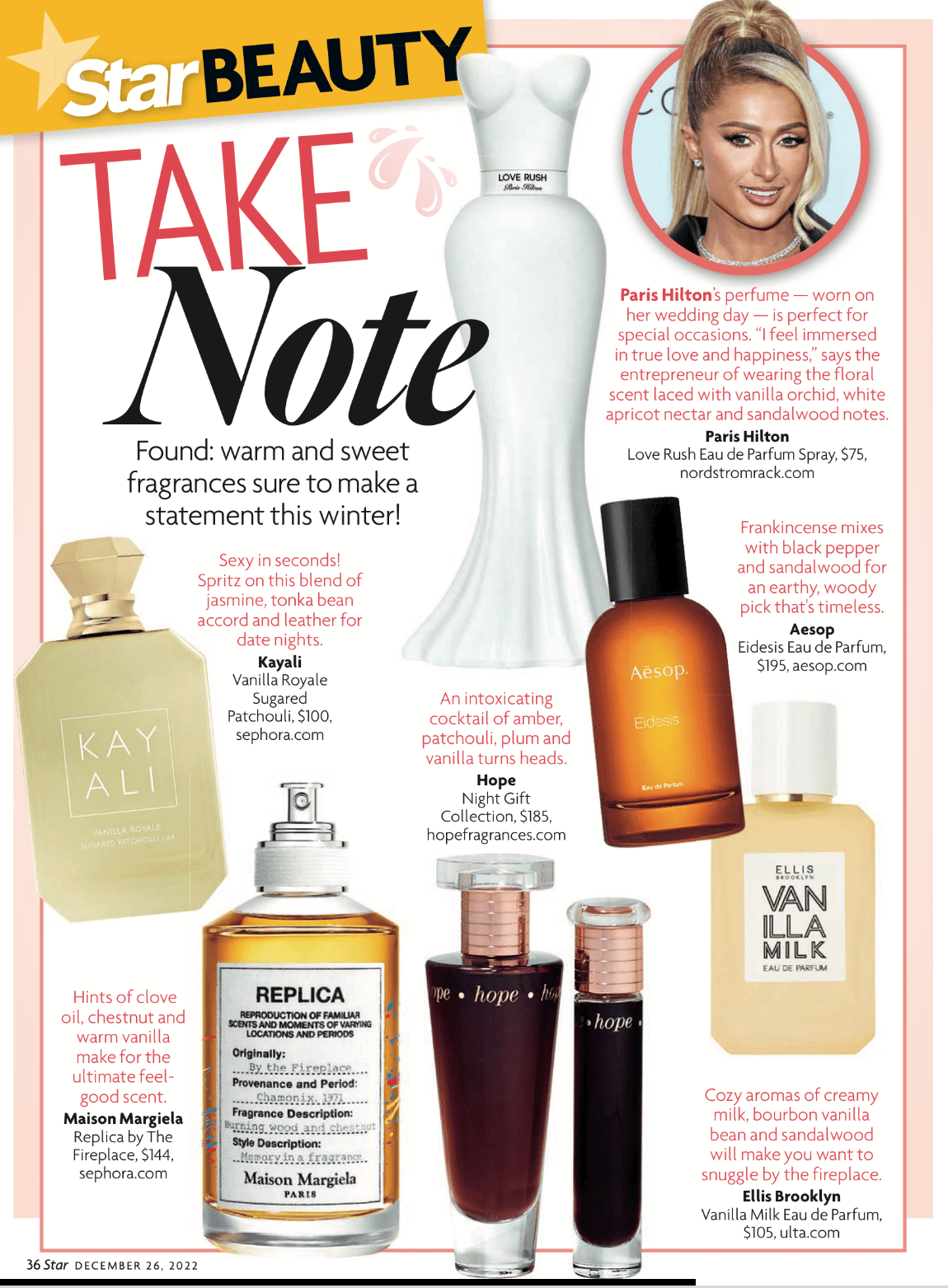 StarMagazine - Take Note - Found: Warm and Sweet Fragrances sure to ...